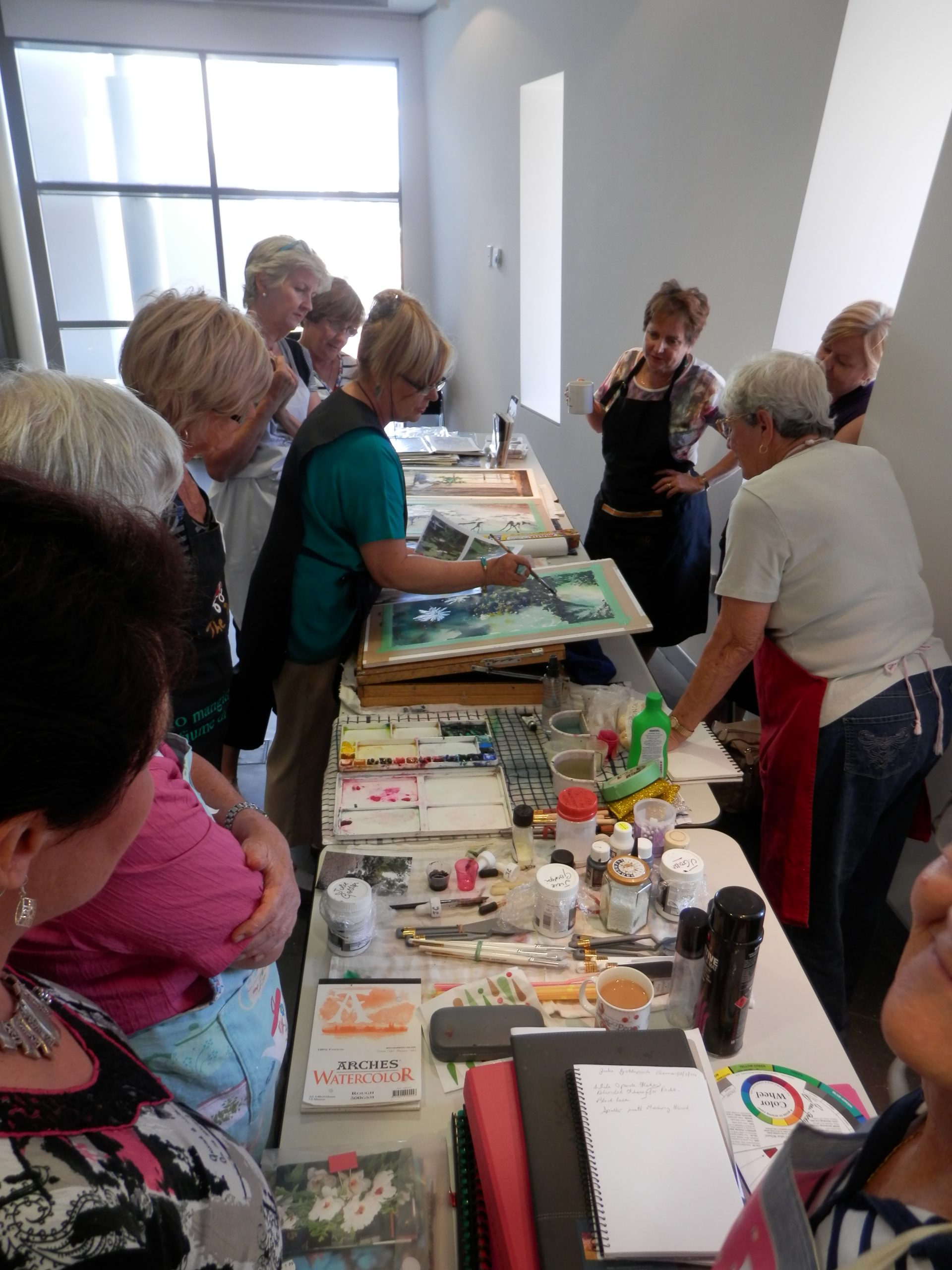 On Line Teaching – Watercolors at your own pace with Video guidance